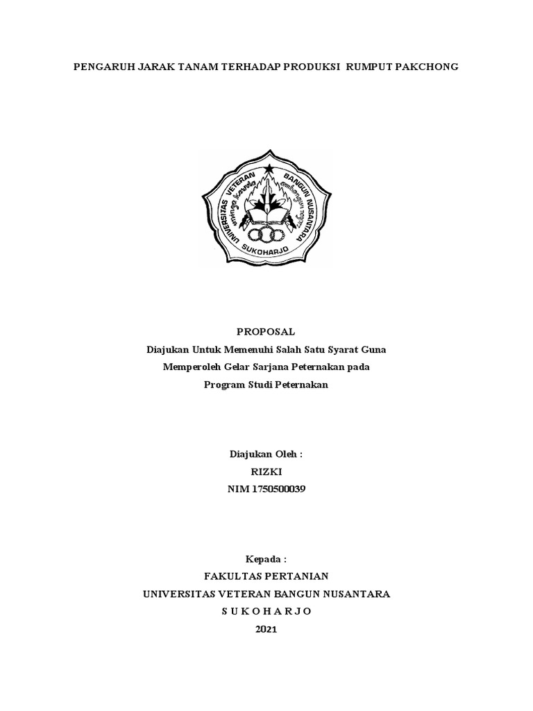 Proposal Skripsi Rizki | PDF