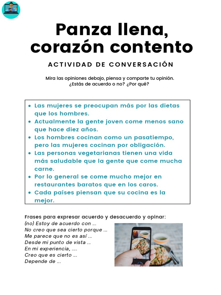 Conversacion Frases Comida | PDF
