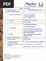 Purchase Indent Excel Format | PDF