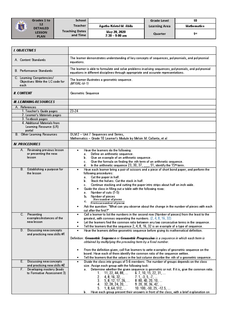 DLP 1 Day (Sample) | PDF | Sequence | Learning