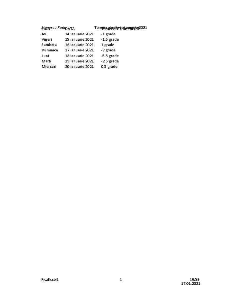 Fisa de Lucru TIC | PDF