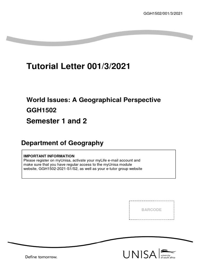 GGH1502 Assignment1&2 001 2021 3 B | PDF | Climate Change | Greenhouse ...