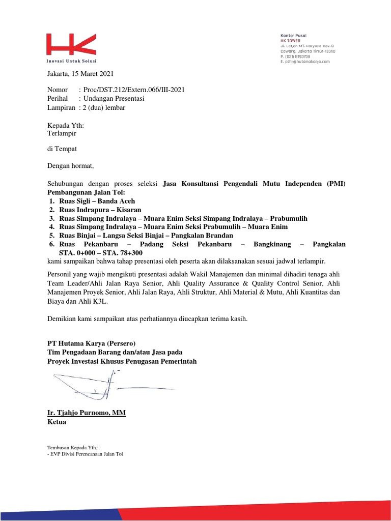 Undangan Presentasi R2 | PDF