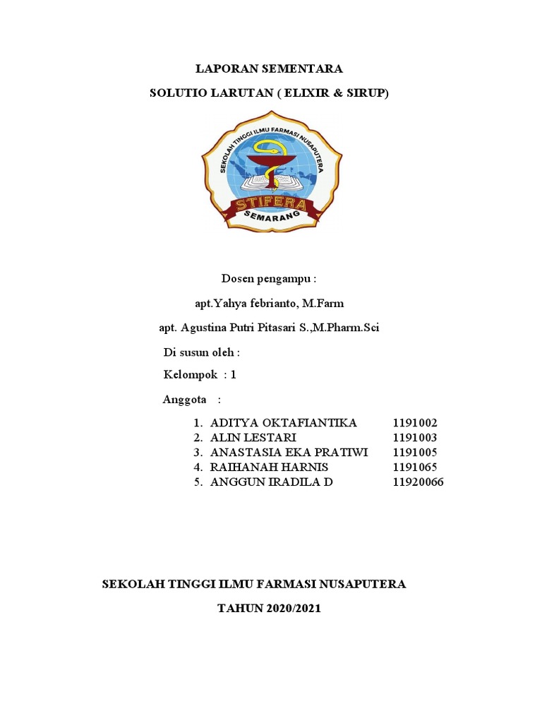 Laporan Sementara | PDF