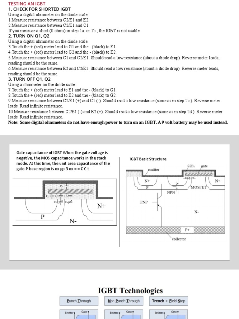 Check For Shorted Igbt | PDF