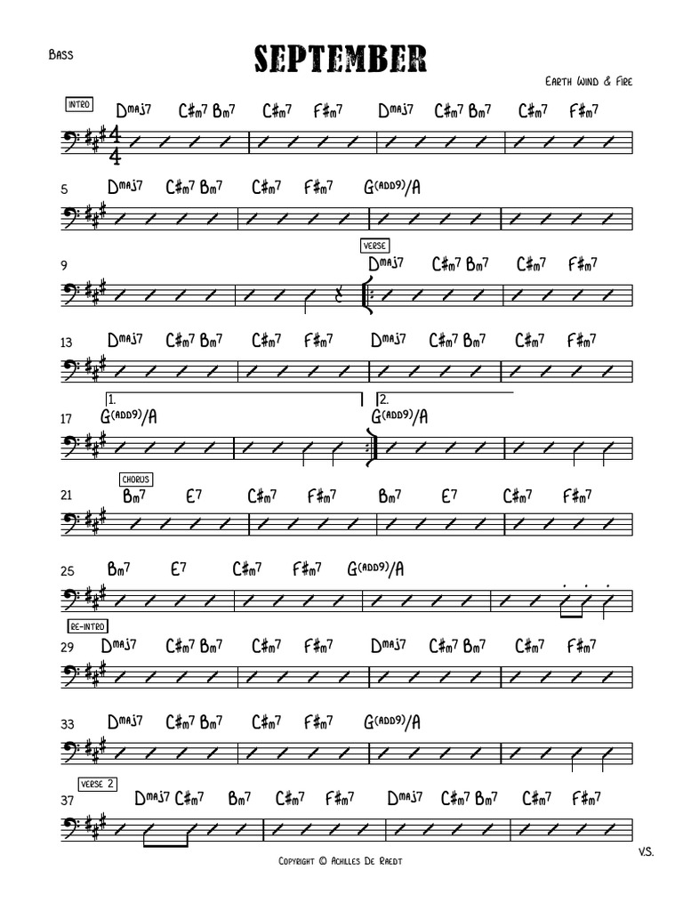 September - Bass | PDF