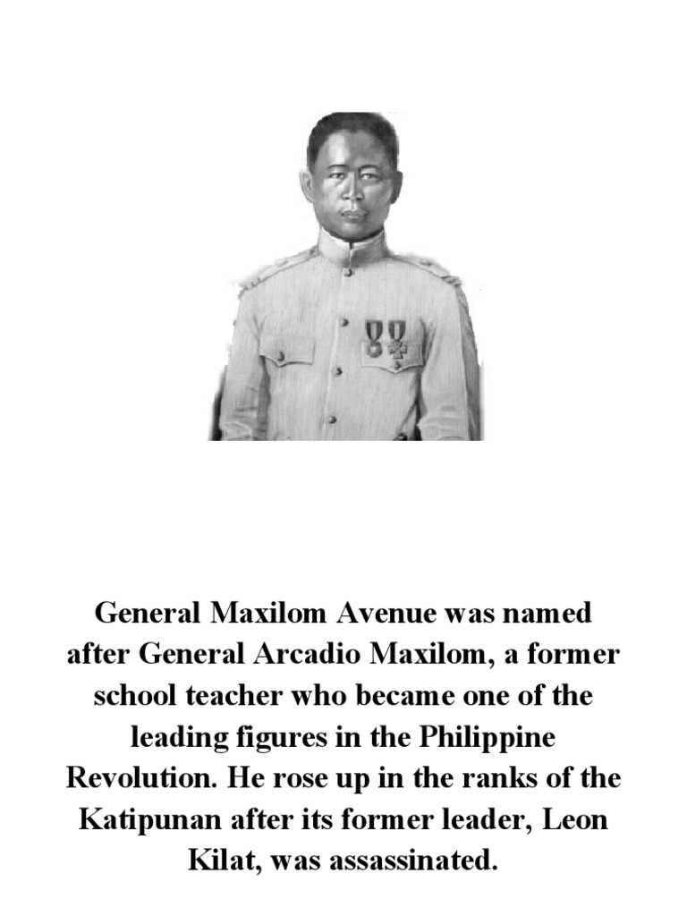General Maxilom Avenue Was Named After General Arcadio Maxilom | PDF