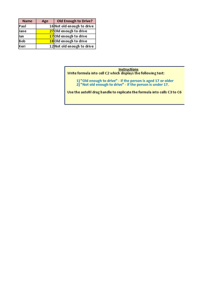 IF Function Practice Tasks-Nujod | PDF | Teaching Mathematics | Business