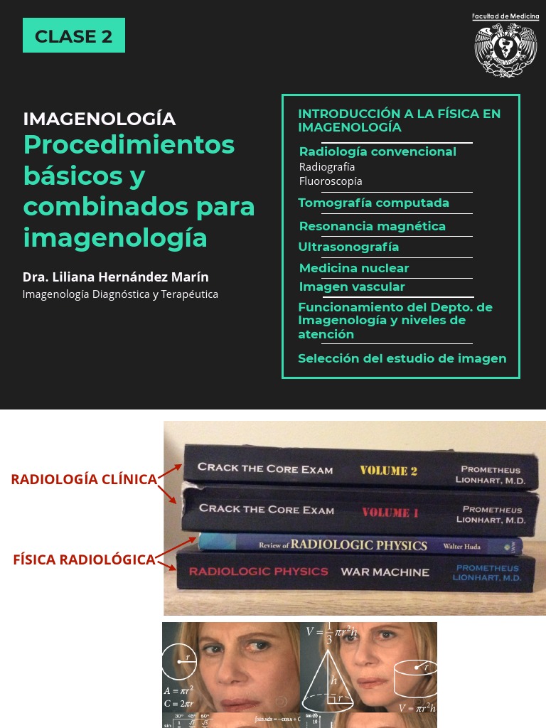 SESIÓN 02 - Procedimiento Básicos y Combinados para Imagenología | PDF | Rayo X | Imagenes medicas