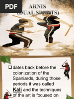 Arnis (Basic Footworks and Classical Strikes) | PDF