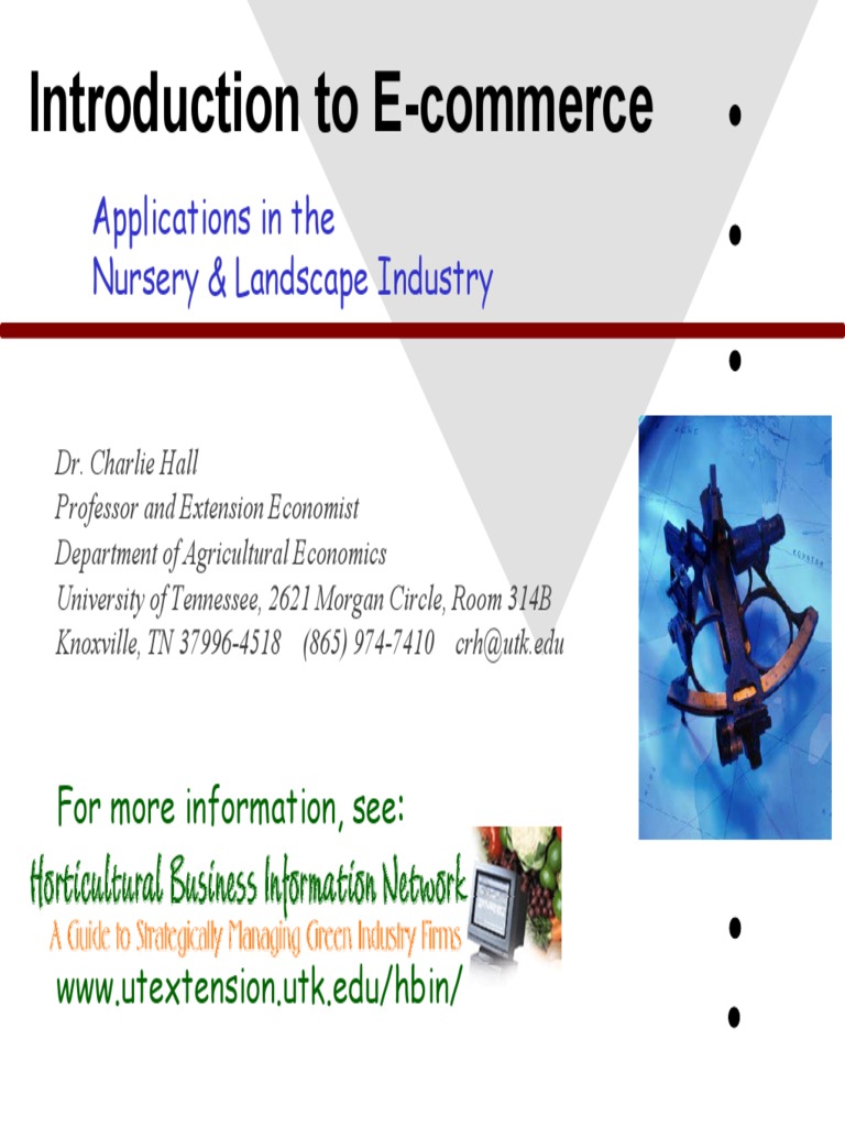 Introduction To Ecommerce | PDF | E Commerce | Marketing