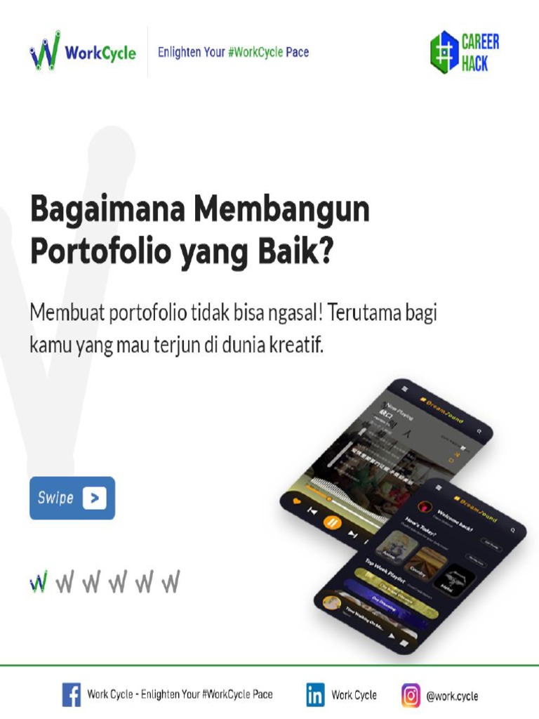 Cara Buat Portofolio | PDF