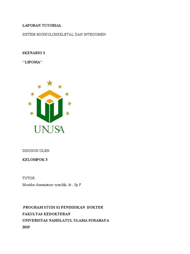 Laporan Tutorial Skenario 3 | PDF | Kesehatan Holistik