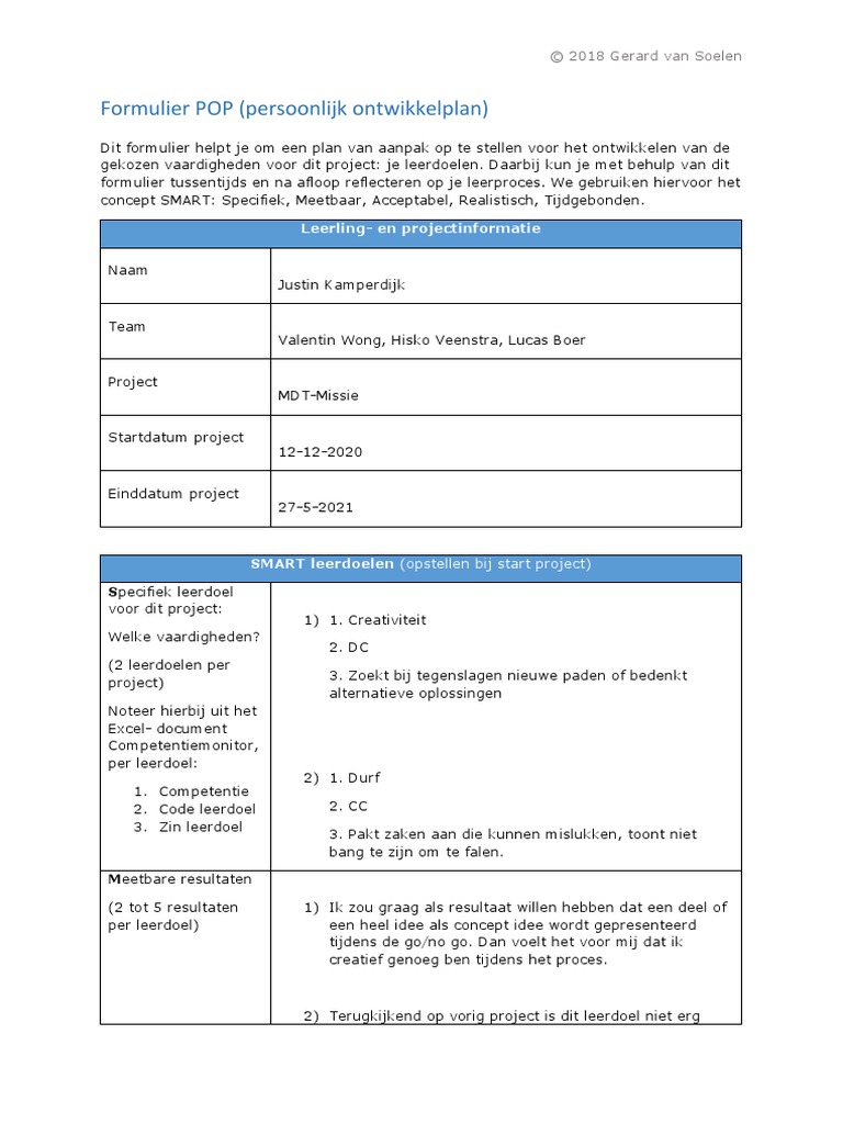 Pop Mdt-Missie Justin | PDF
