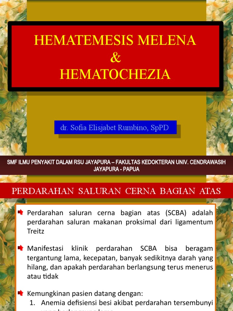 DR Elis - HM & HEMATOCHEZIA | PDF