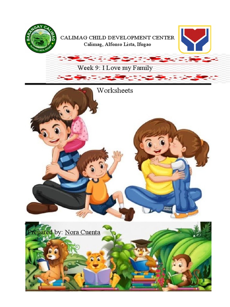 Worksheets: Week 9: I Love My Family | PDF