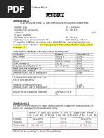 Halsey Premium Plan: Solution | PDF | Piece Work | Wage