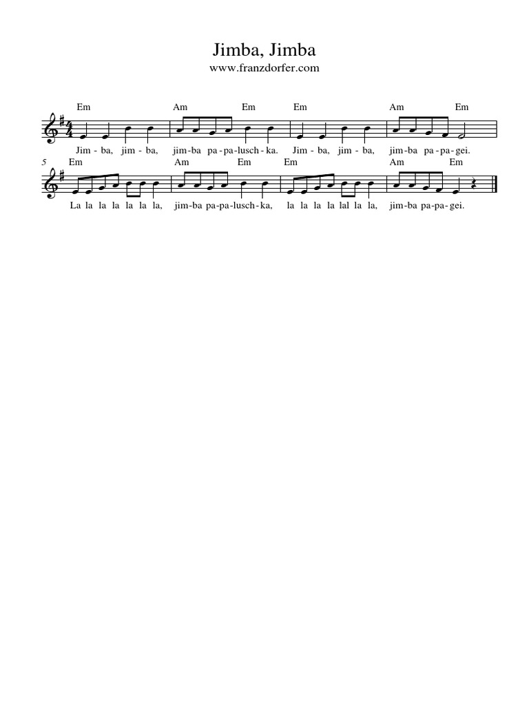 Jimba Jimba em | PDF