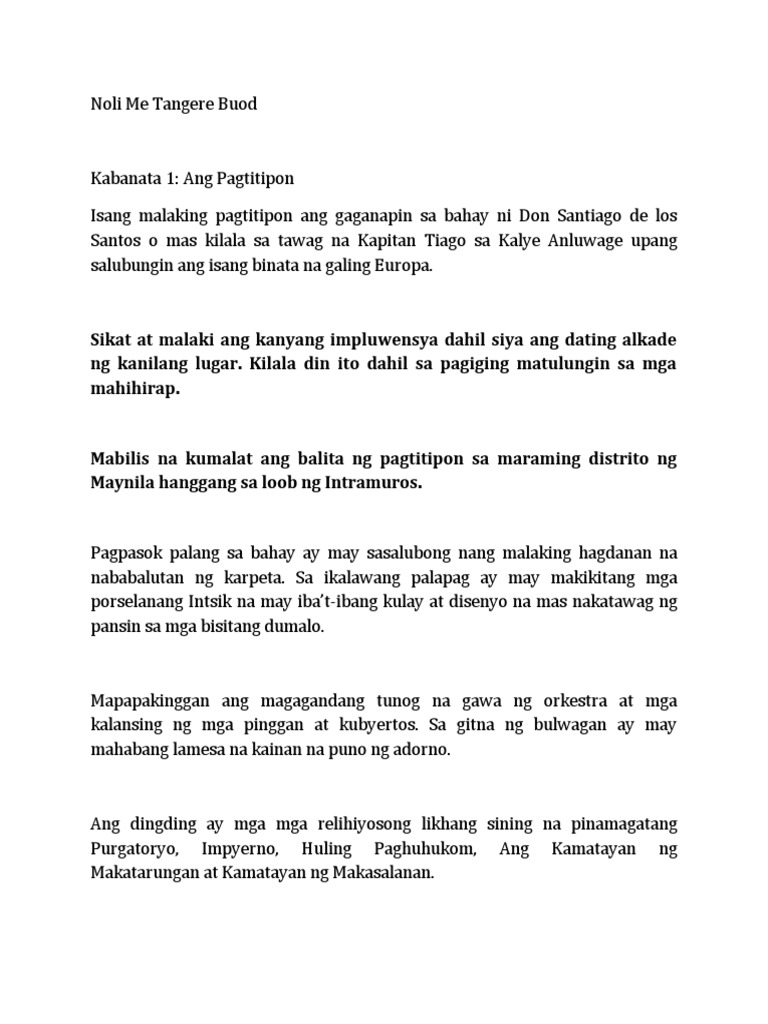 Noli Me Tangere-WPS Office | PDF