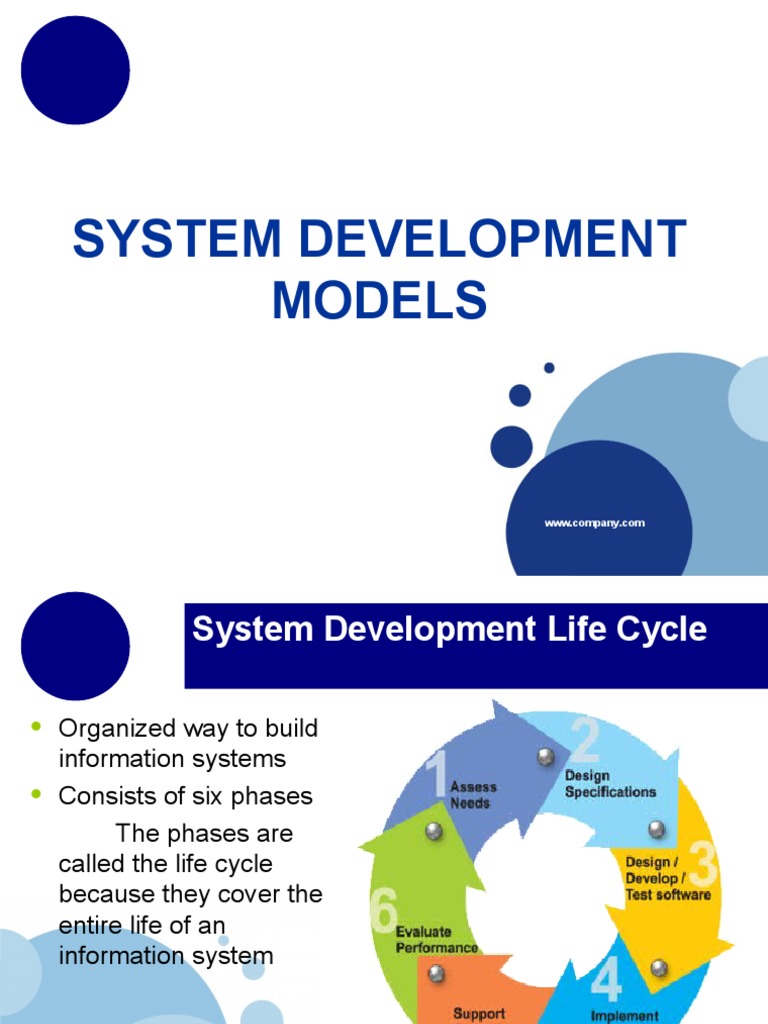 System Development Life Cycle Models | PDF | Technology Development ...