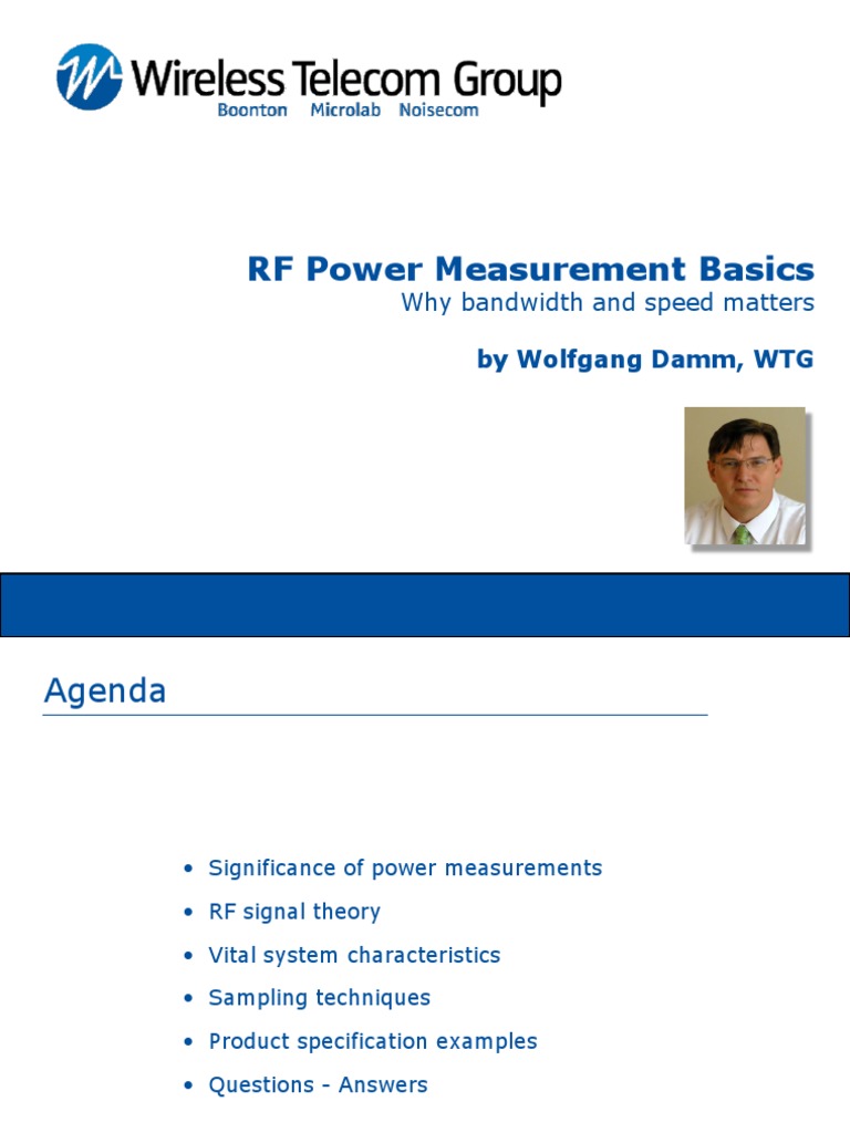 RF Power Measurement Basics | PDF | Sampling (Signal Processing ...