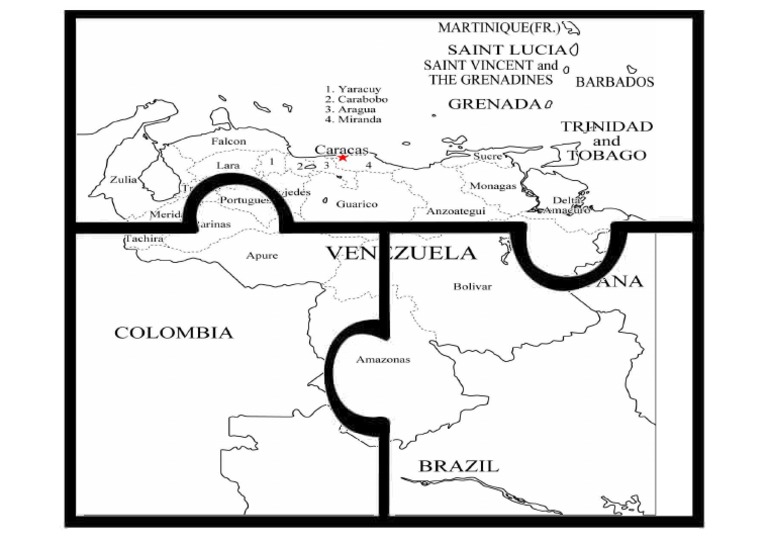 Para Imprimir Mapa de Venezuela | PDF