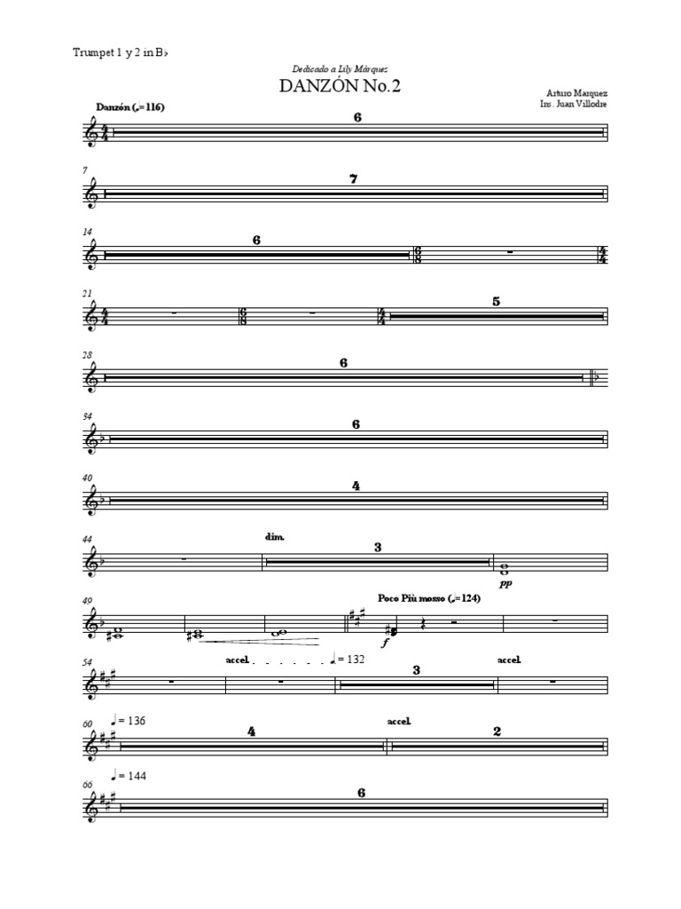 Arturo Marquez - Danzon No 2 | PDF