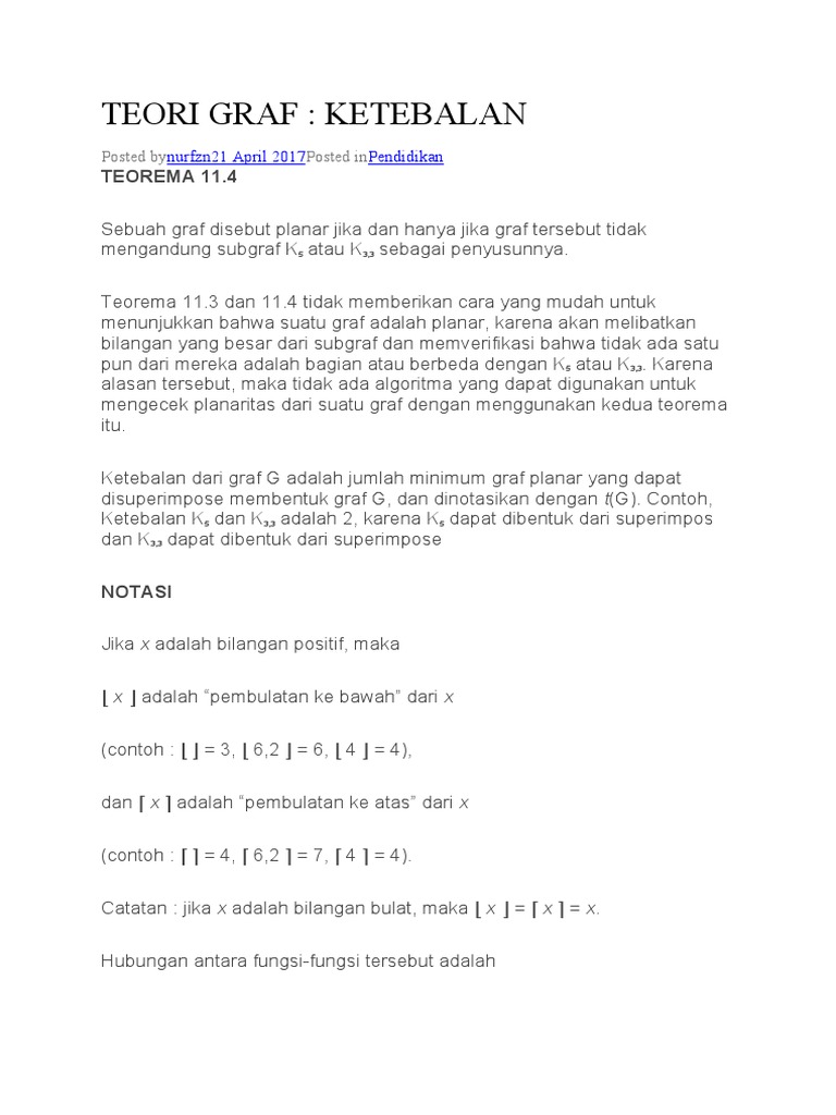 Teori Graf | PDF