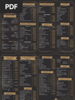 Vinta - Menu | PDF | Sauce | Drink