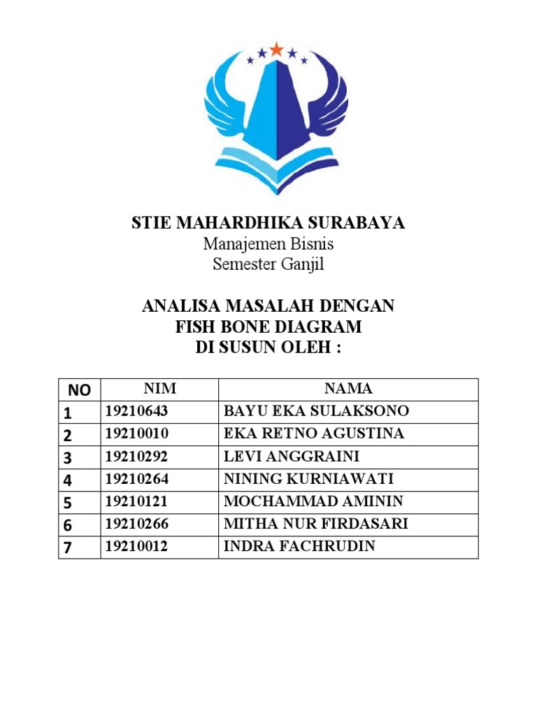 Analisa Diagram Fishbone | PDF