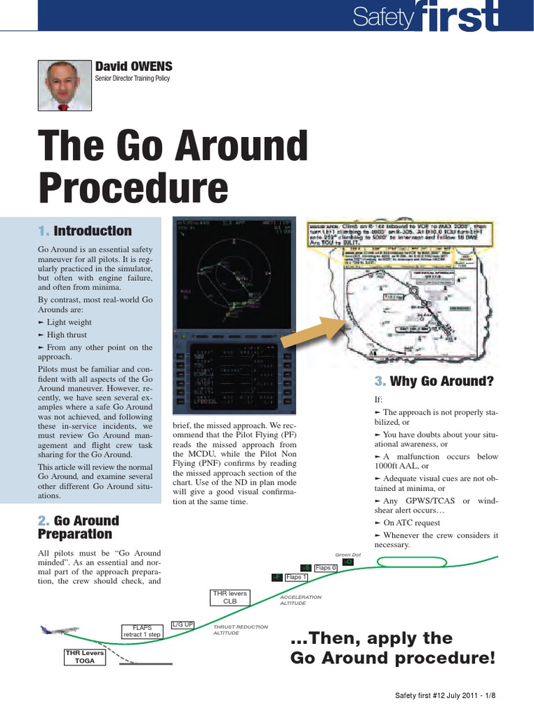 The Go Around Procedure: David Owens | PDF | Flap (Aeronautics) | Aircraft