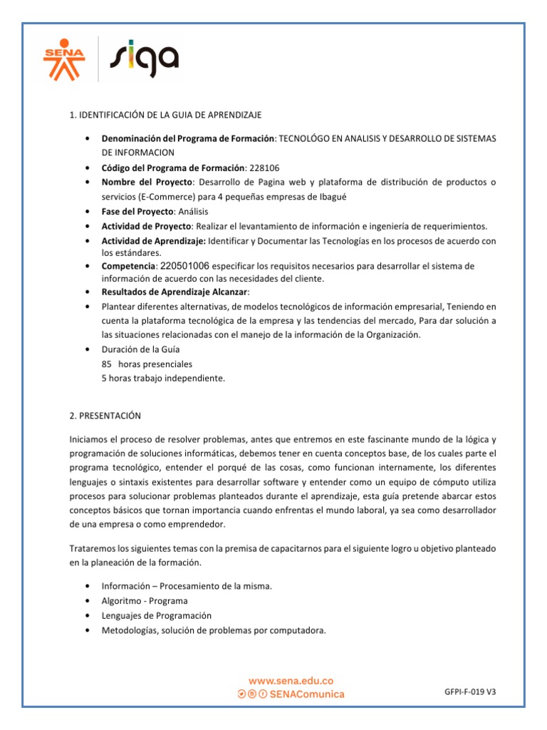 Guia de Aprendizaje Tics | PDF | Hardware de la computadora | Software