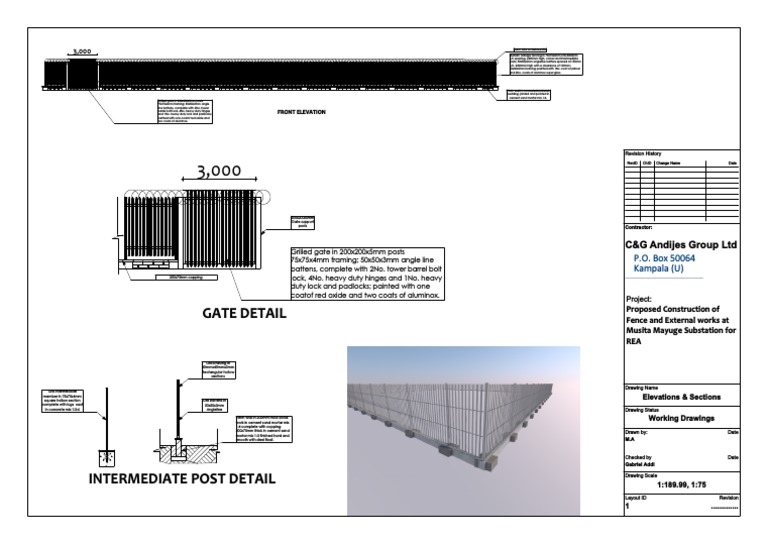 Gate Detail: C&G Andijes Group LTD | PDF | Building Materials ...