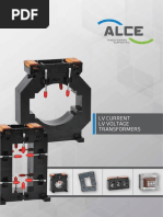 ALCE Cable Type Current Transformers | PDF | Transformer | Components