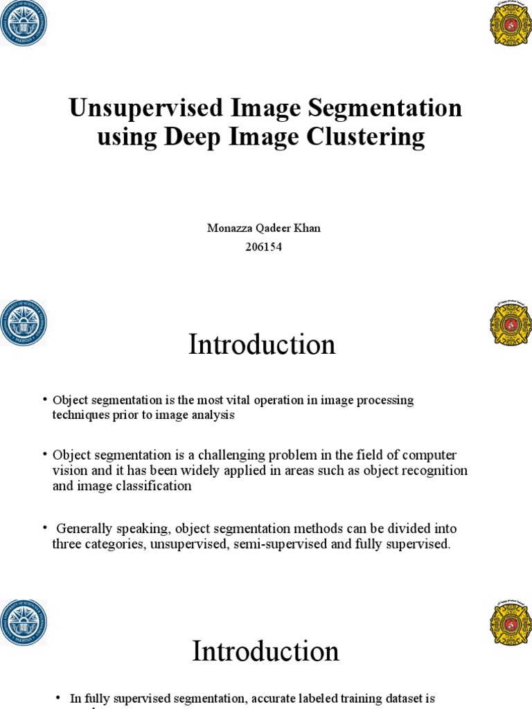 Deep Image Clustering for Unsupervised Image Segmentation | PDF | Image Segmentation | Cluster ...
