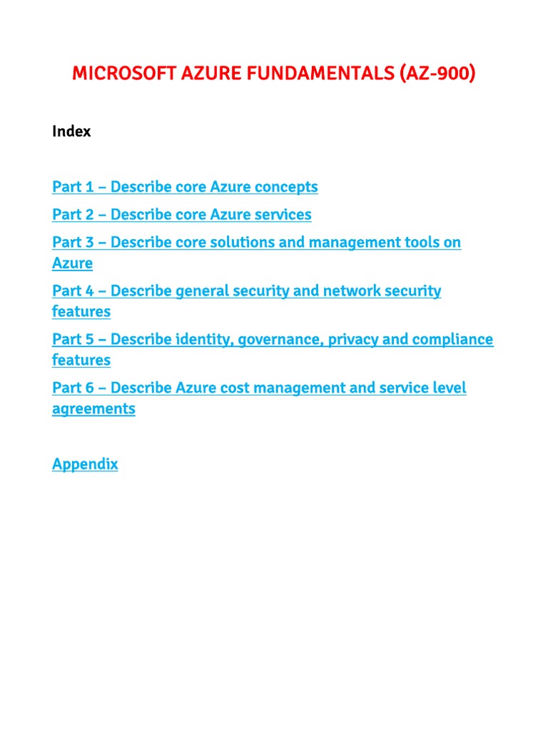 Azure Fundamentals (AZ-900) | PDF | Cloud Computing | Virtual Private ...