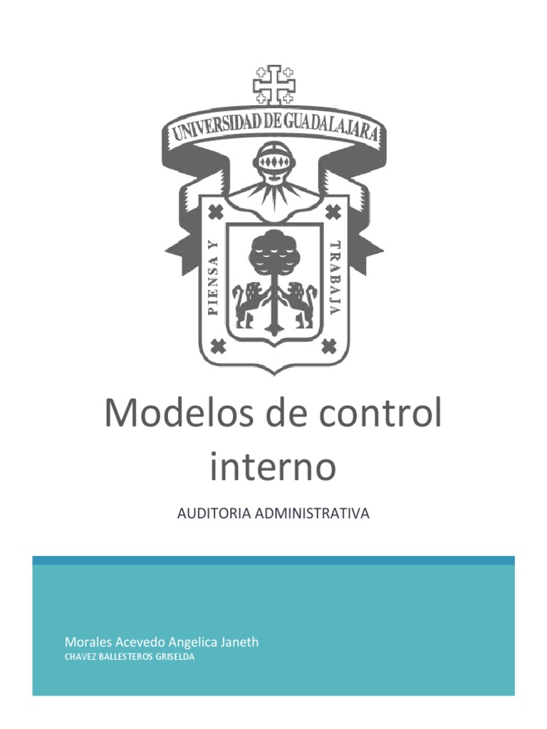 Modelos de Control Interno | PDF | Cobit | Auditoría