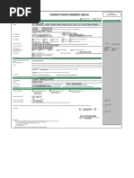 Form Pendaftaran BPJS TK - Excel | PDF