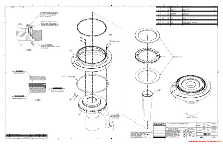 Current Revision Approved: Eccentric Assy, 68H/Sbs | PDF | Mechanical ...