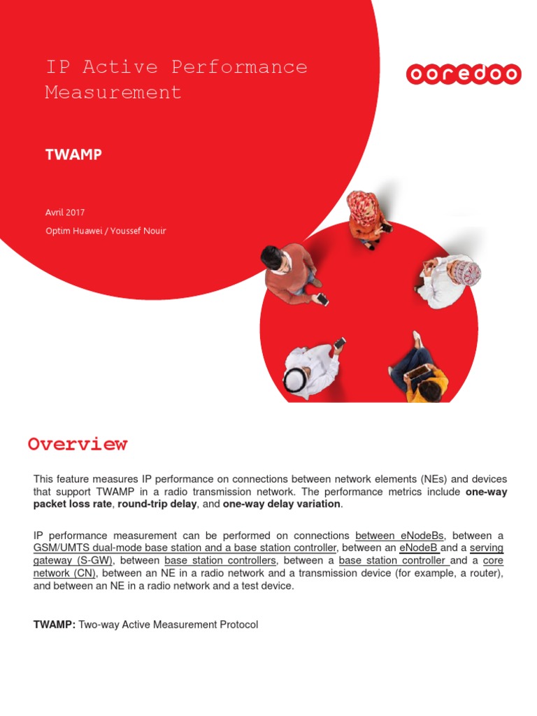 IP Active Performance Measurement: Twamp | PDF | Internet Protocols ...