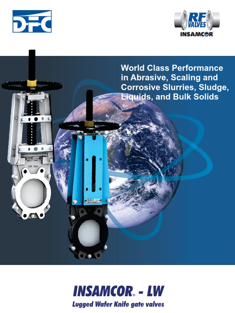 2012 RF Insamcor LW Catalogue - English | PDF | Valve | Actuator