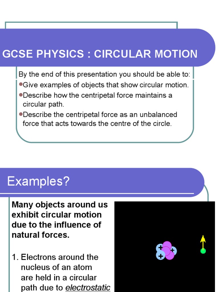 Understanding Circular Motion and Forces | PDF