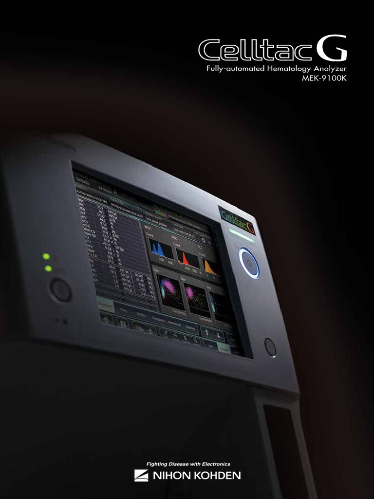 Nihon - Kohden - Hematology Celltac - G | PDF | Anemia | Science