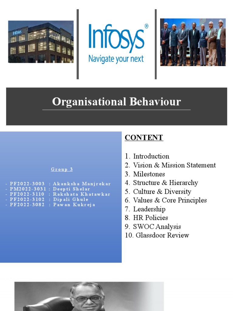 Organization Behaviour Presentation - Infosys | PDF | Employment ...