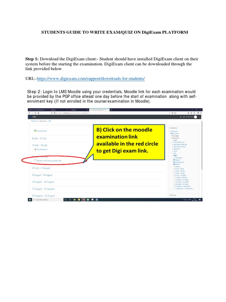 DigiExam Student Exam Guide | PDF