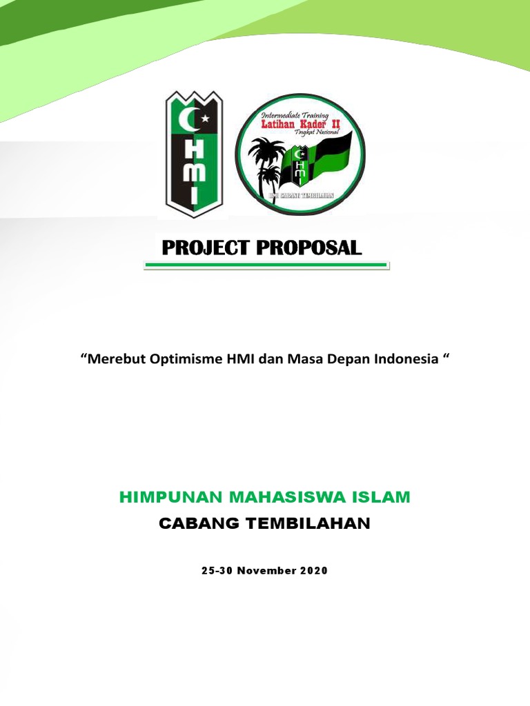 Proposal LK Ii Cabang Tembilahan | PDF
