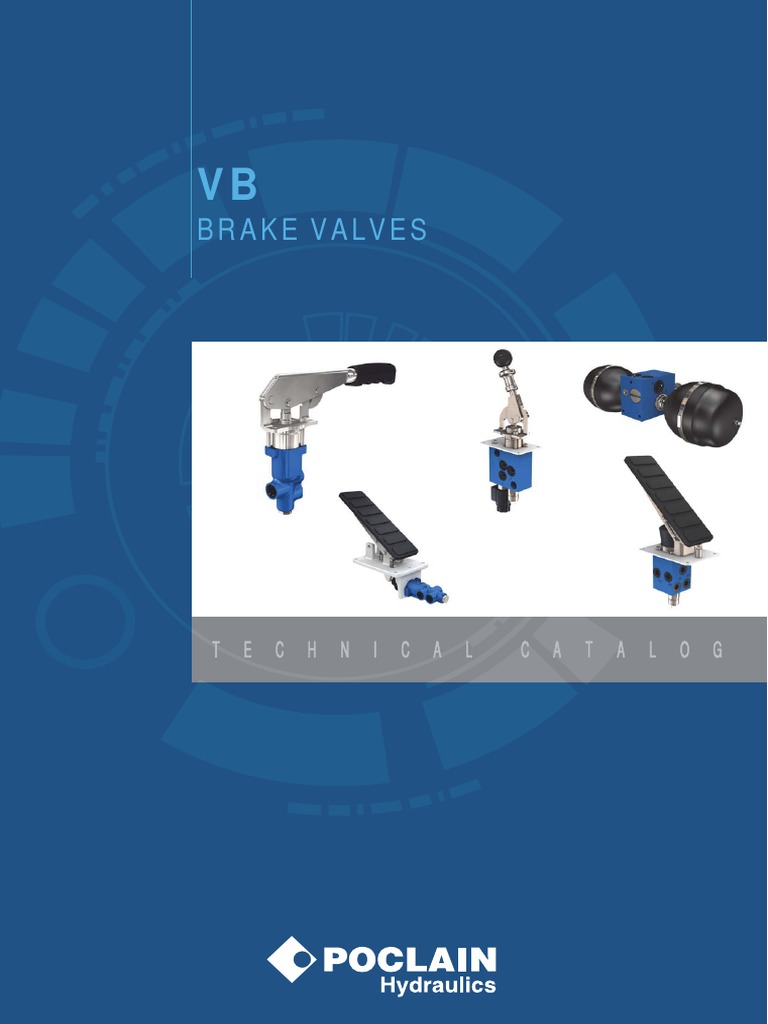 Hydraulic Brake Valve Technical Catalog | PDF | Brake | Actuator
