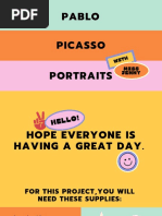 Picasso Portrait Collage Template | PDF