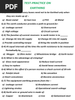300+ TOP EARTHING or GROUNDING Objective Questions and Answers | PDF | Physical Quantities ...