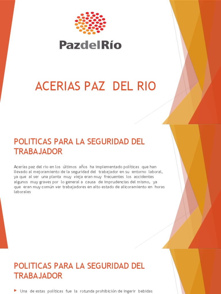 Acerías Paz Del Río Exposición | PDF | Conocimiento administrativo ...